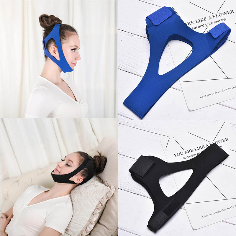 Anti Snoring Belt Triangular Chin Strap Sleep Support Straps Night Aid ...