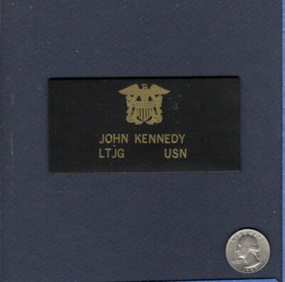 LTJG JOHN KENNEDY President US NAVY WW2 PT 109 Torpedo Boat Squadron ...