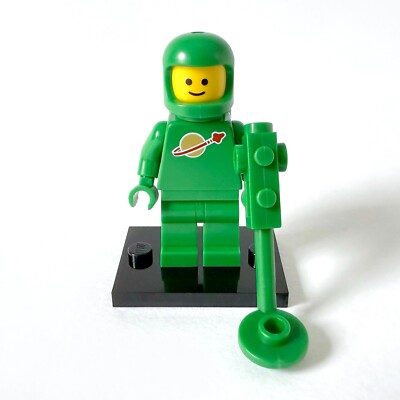 LEGO Space Spaceman Astronaut Minifigure Green with Classic Helmet ...