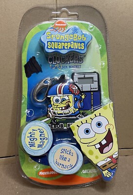 2003 Vintage Nickelodeon Spongebob Squarepants Magnet Keychain Watch ...