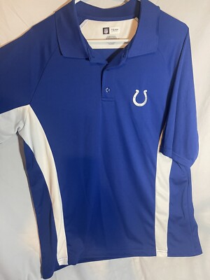 Indianapolis Colts NFL Team Apparel Golf Polo Men’s XL Perfect ...