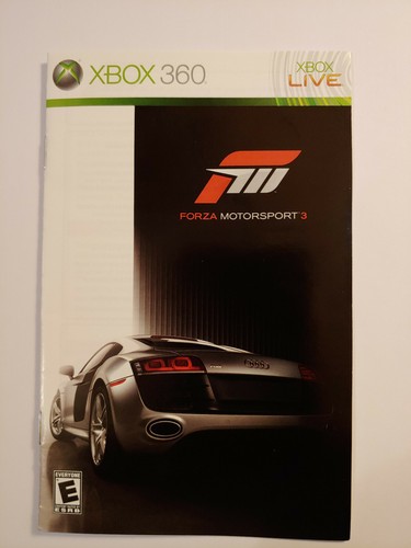 XBOX 360 Forza Motorsports 3-2pages Game Screen Hud-2pages racing wheel ...