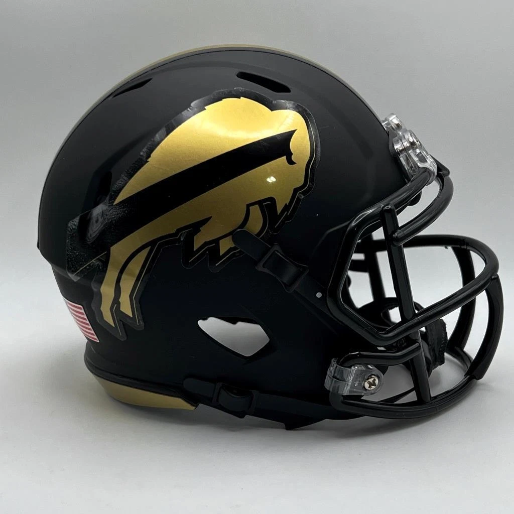 Gold Matte Football Helmets