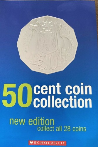 Australia 50 cent coin collection folder album Scholastic + 2019 Jody ...