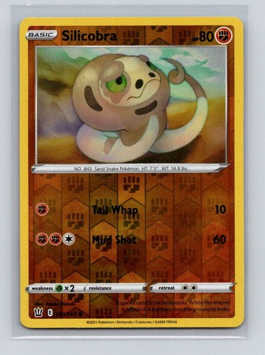 SWSH05: Battle Styles #081/163 Silicobra Common Reverse Holo | eBay