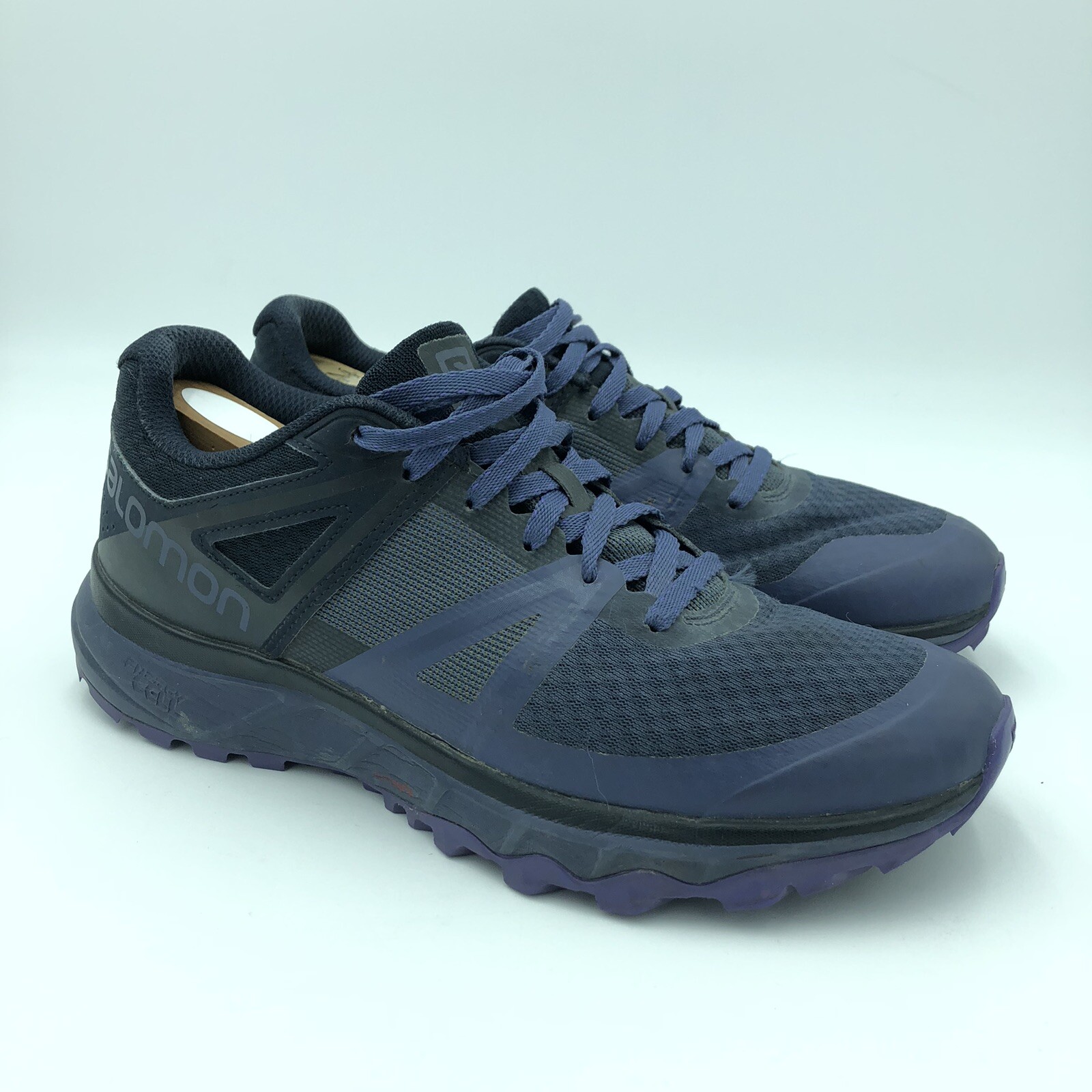 Salomon Trailster Womens 10 Blue Gray Athletic Trail … - Gem