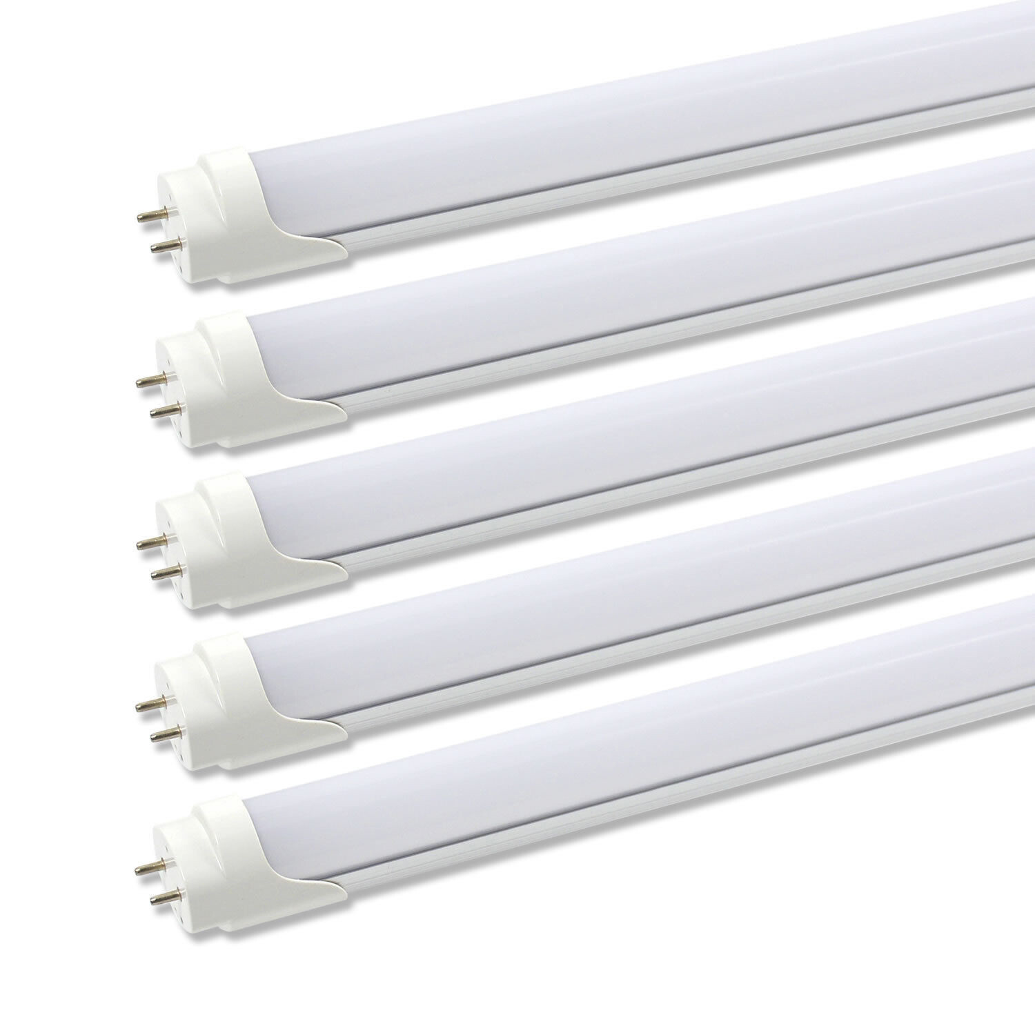 JESLED G13 Bi-Pin T8 4FT LED Tube Light Bulbs 22W/60W 6000LM 4000K ...