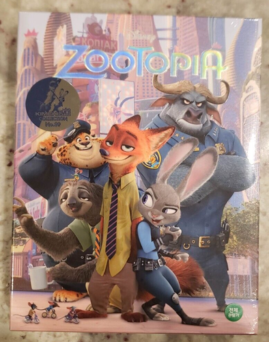 ZOOTOPIA 3D + 2D Blu-ray Steelbook Kimchi Embossed Full Slip KimchiDVD ...