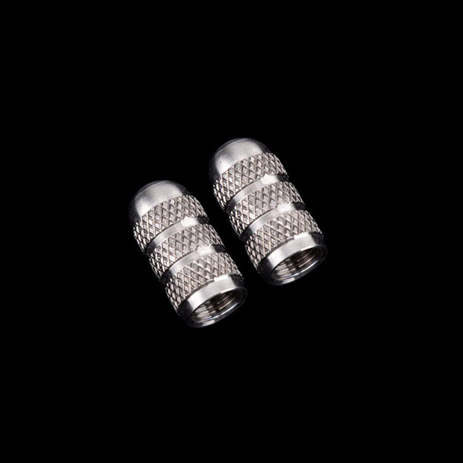 Titanium Alloy valve Caps Barrel Knurled Tire Valve Stem Caps ...