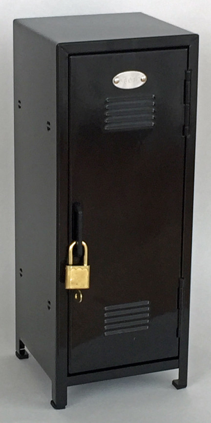 Kids Mini Metal Locker Kids Treasure Box 4.25"w 4.50"d 10.75"h 11 ...