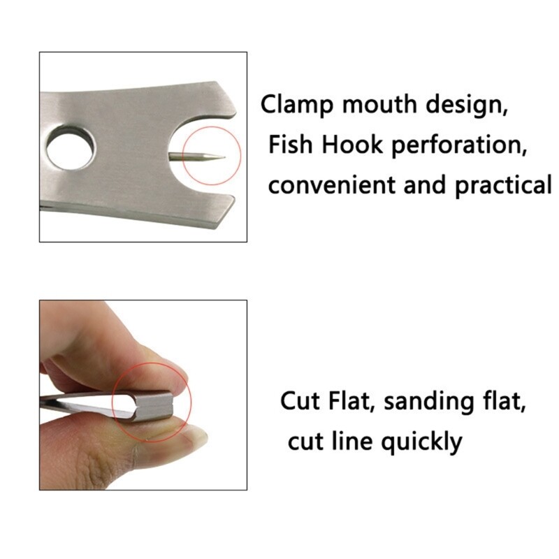 2pcs Fishing Line Cutter Nipper Fishing Line Scissors Cutting Tool ...