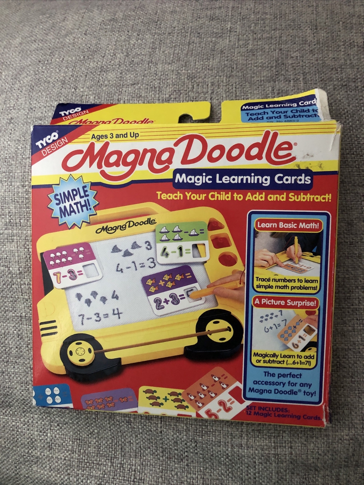 Tyco Magna Doodle Magic Learning Accessory Cards Teach Child Simple Math 43302488329| eBay