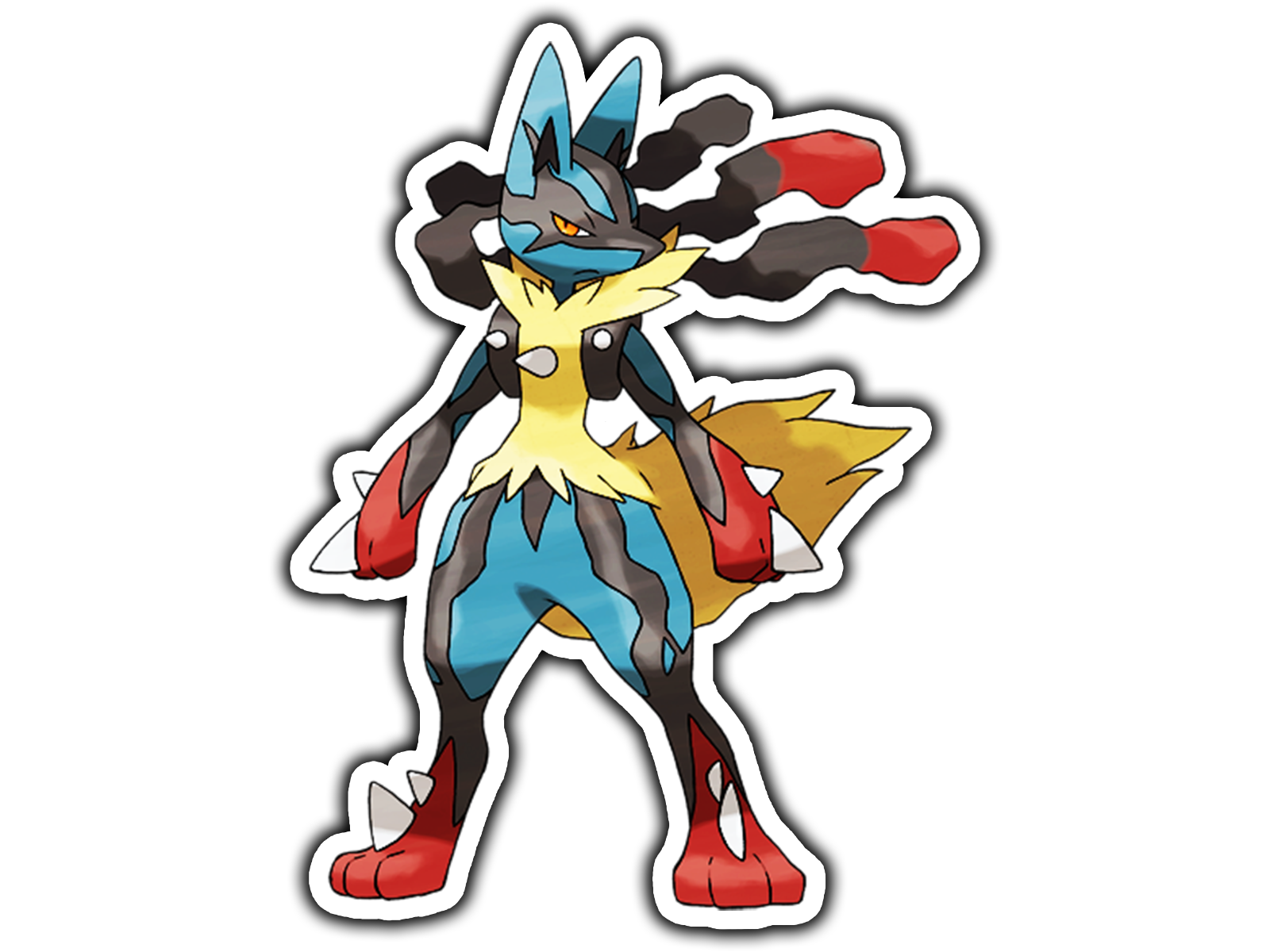 Mega Lucario Sticker | Water Proof Vinyl Sticker | Pokemon | eBay
