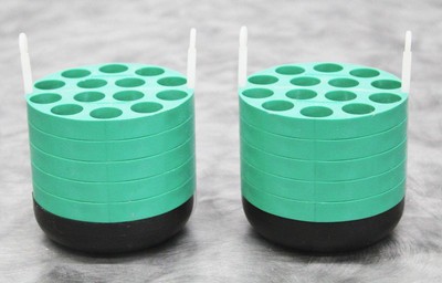 Lot of 2 Beckman 349950 Centrifuge Swing Bucket Rotor 5-Disc Adapters ...