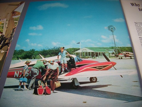 CESSNA 150 "WHERE THE FUN IS" & PIPER COMANCHE "BAHAMAS"..2-PAGE SALES ...