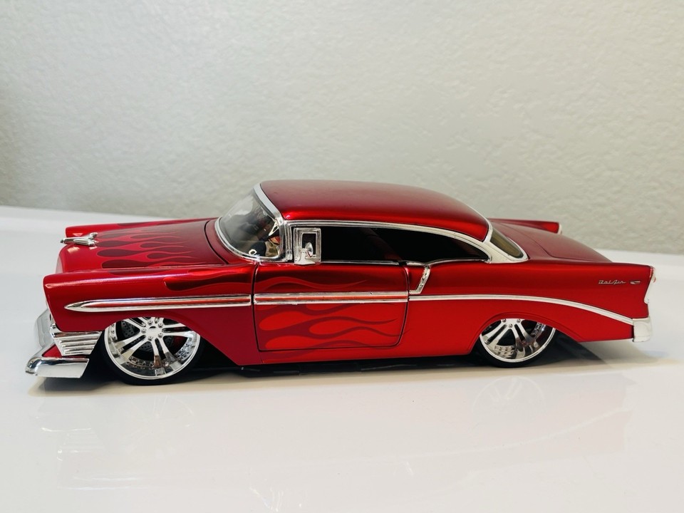 1956 Chevy Bel Air Street Rod Jada Toys Dub City 1:18 Diecast Model ...