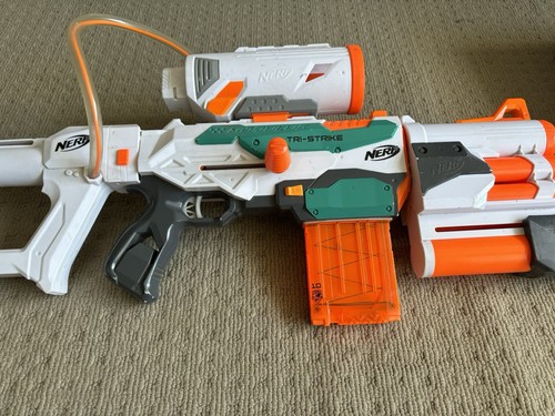 NERF Modulus Tri-Strike Blaster Toy Rocket Launcher Mega Barrel Clip | eBay