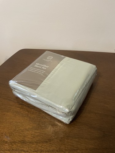 Microfiber Sheet Set King Size Sage Green | eBay