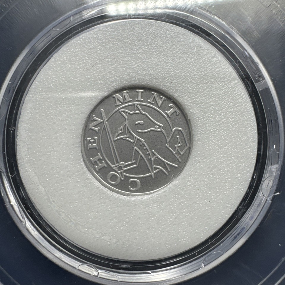 Rhodium 1 Gram Bald Eagle Round Cohen Mint .999 ICG MS69 Graded In Mint ...