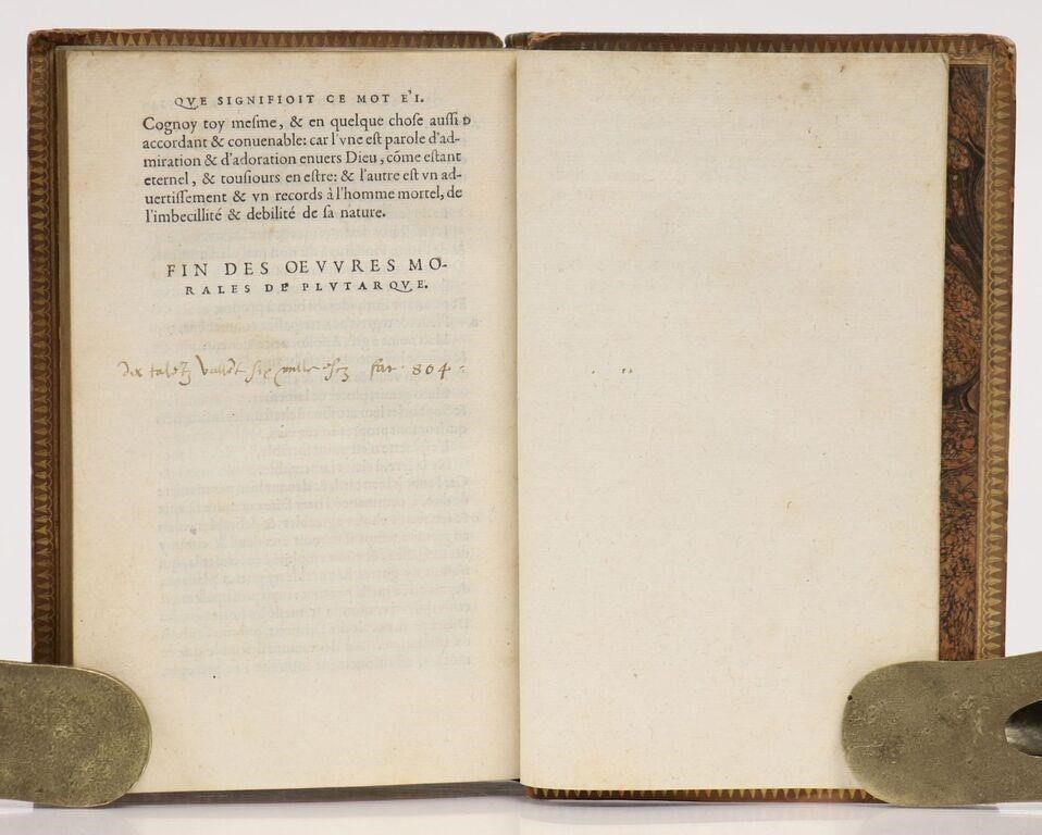 Antique Book 1500s - 1574 Plutarch Works Set Volumes 1-3 | eBay