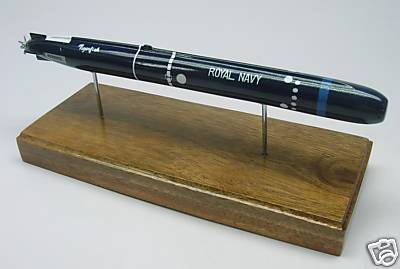 Mark 24 Tigerfish Royal Navy Torpedo Desktop Wood Model Regular Free ...