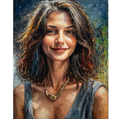 Custom Portrait painting from photo, hand painted Oil painting ...