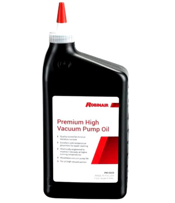 Robinair 13203 Premium High Vacuum Pump Oil - 1 Quart Made in U.S.A ...