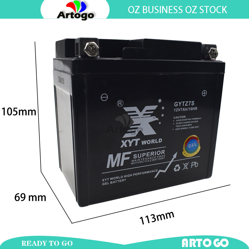 GEL BATTERY YTZ7S 12V 7Ah Fit Yamaha YW50A F FX Zuma 50F 2002-2017 2018 ...