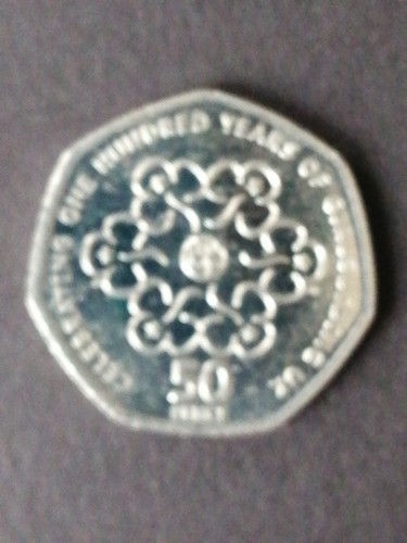 2010 50p Girl Guides Celebrating 100 Years Of Girlguiding Fifty Pence ...