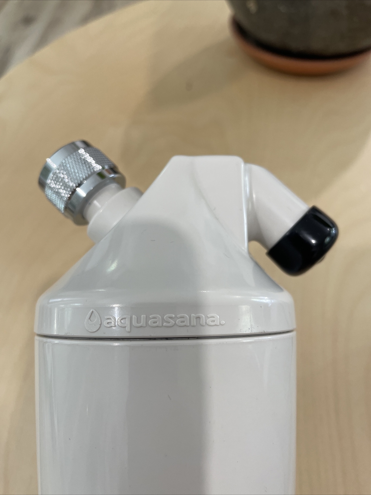 Aquasana AQ-4100 White Deluxe Shower Water Filter System + 2 Filters ...