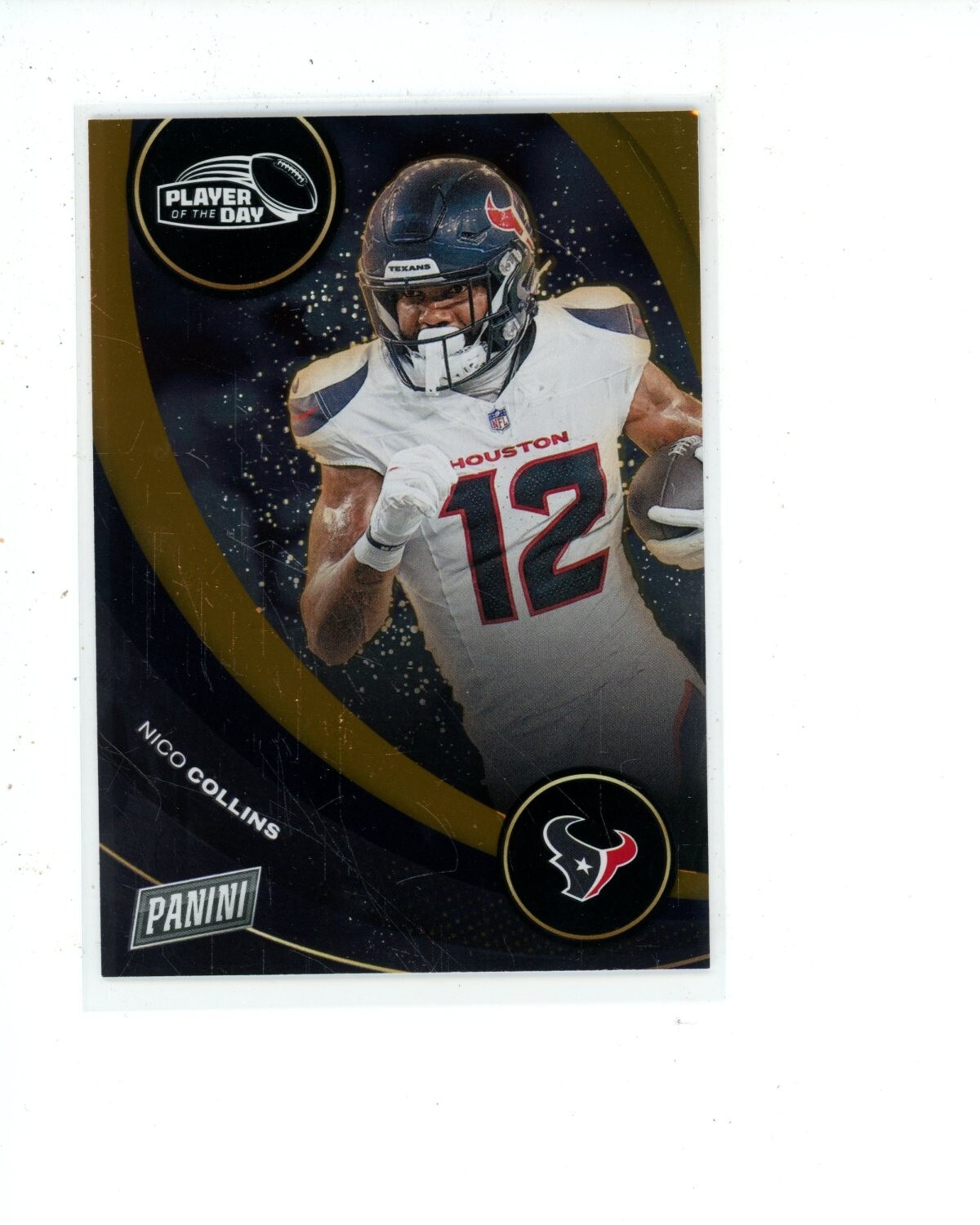 Nico Collins 2024 Panini Player of the Day #44 Orange /199 Price Guide ...