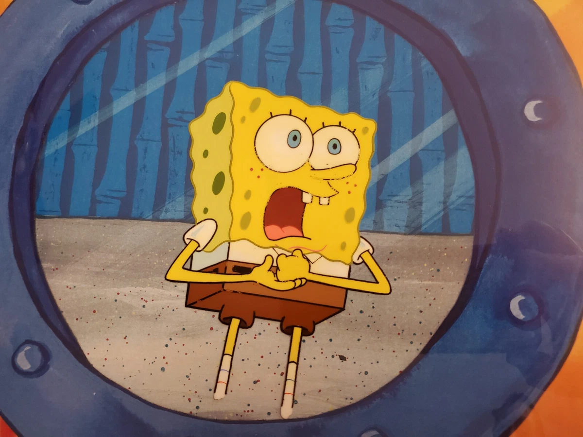 Spongebob Sitting Down