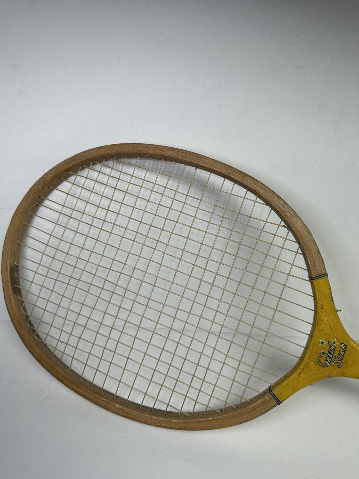Vintage Green Star Badminton Racquet Amazing Piece Antique | eBay