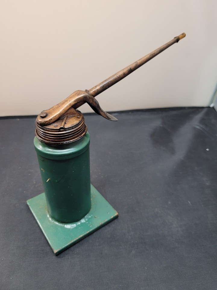 Vintage Plews All Purpose Oil Can Hand Pump Oiler Handy Oil Antique | eBay