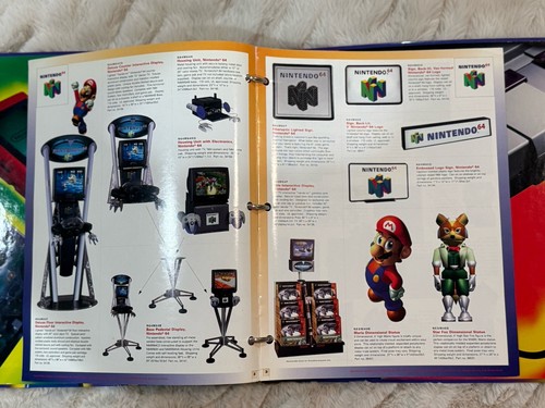 Nintendo 64 N64 Merchandising Catalog Source Book & Displays ...