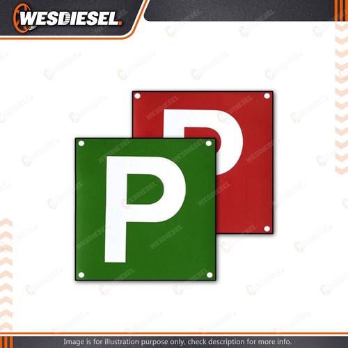 2 Pcs of Drive P Plates Plastic Provisional Plate Approved for VIC & WA ...