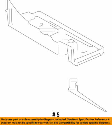 66259-47010 Toyota Cover, rear floor 6625947010, New Genuine OEM Part ...