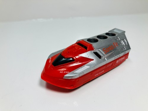 TYCO 440-X2 TURBO TRAIN ~ SANTA FE Car & Chassis ~ HO Slot car ~ BRAND ...