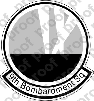 STICKER USAF 9TH BOMB SQUADRON B | eBay