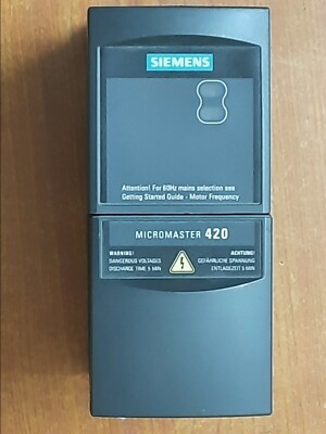 Variable Frequency - Siemens Micromaster 420