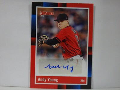 2022 Panini Donruss Retro 1988 Signatures Red /99 Andy Young #R88S-AY ...