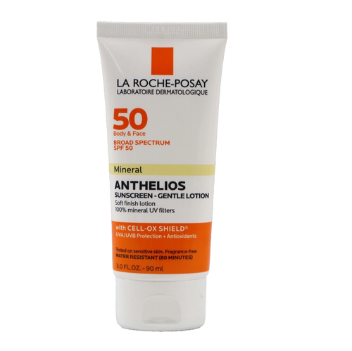 La Roche-Posay 50 Body & Face Mineral Anthelios Sunscreen Gentle Lotion ...
