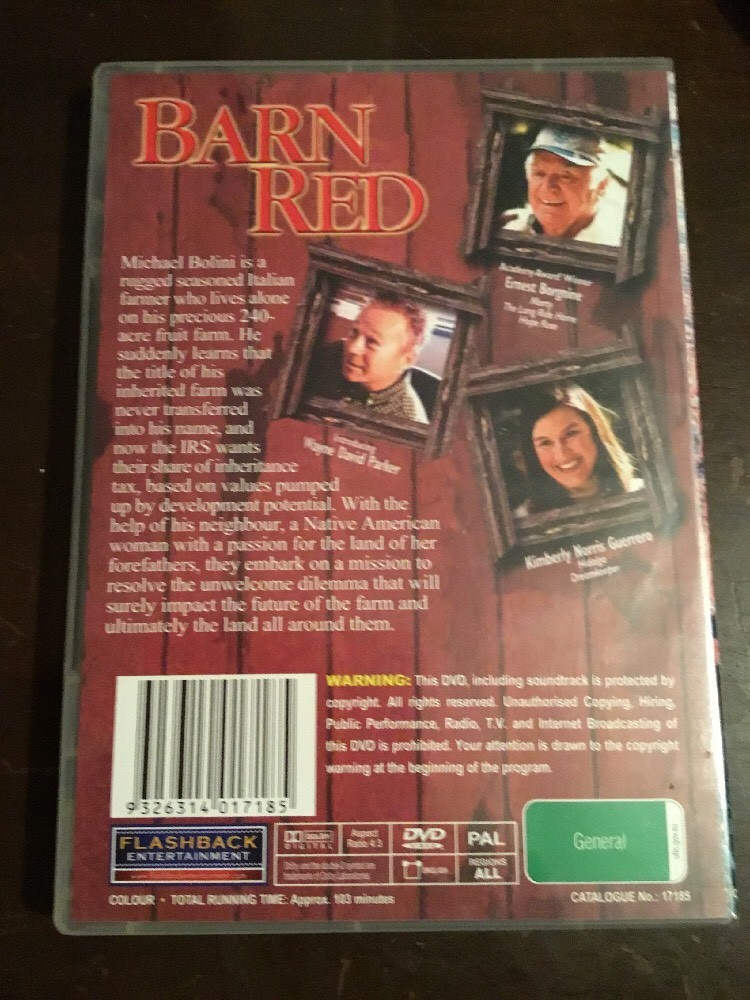 BARN RED Ernest Borgnine Like New DVD R All | eBay UK