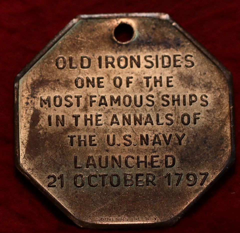 Old Iron Sides U.S.S. Constitution Medal | eBay