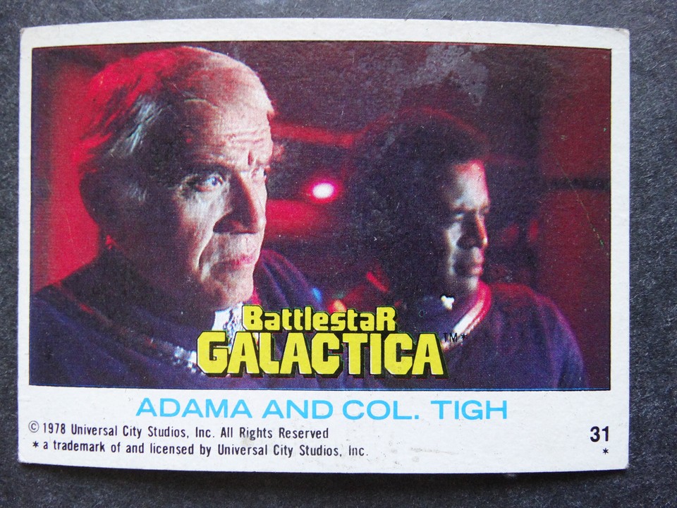 (VG) 1978 Topps Battlestar Galactica TV Show Card Complete Your Set U ...