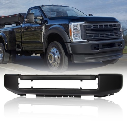 Fit 2020-22 Ford F250 F350 Super Duty Black Front Bumper Face Bar W/O ...