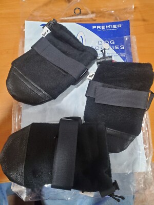FIDO FLEECE Dog Booties Three (3) Medium | eBay