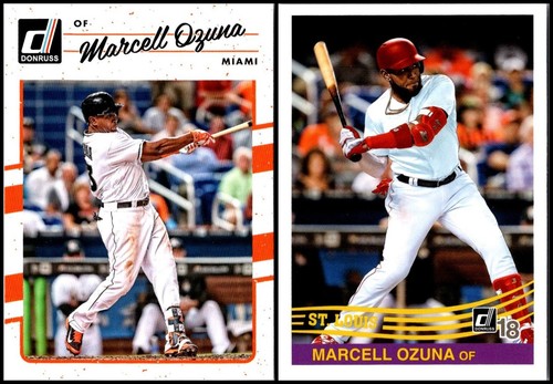 Donruss Marcell Ozuna (2) Card Lot - ADD SOME MAGIC TO YOUR COLLECTION ...
