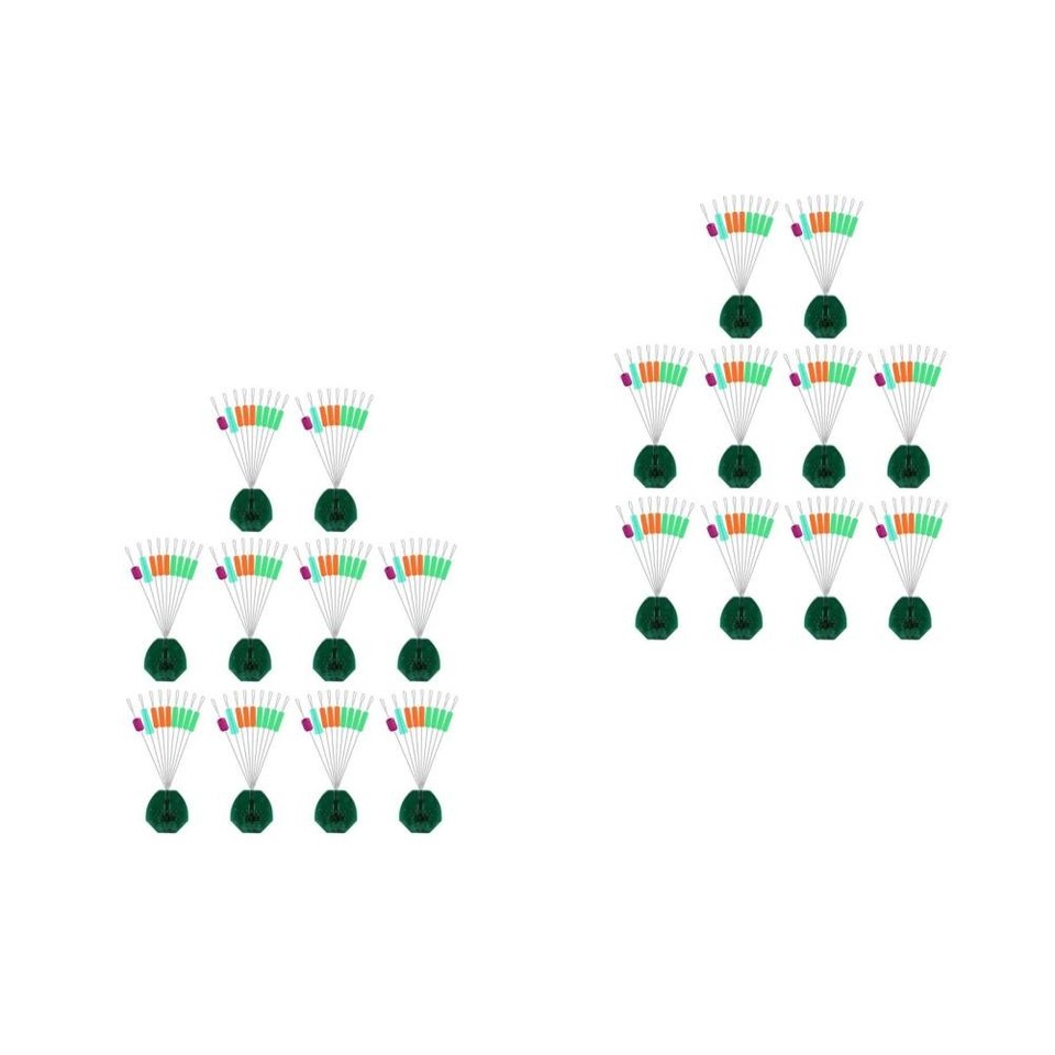 20 pcs Colorful Fishing Stoppers Fishing Line Stopper Silicone Float ...