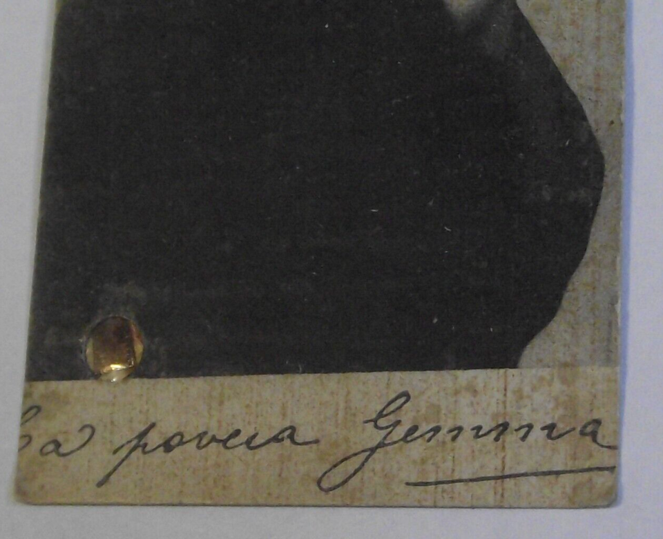 Mystic Stigmata Saint Gemma Galgani relic prayer card patron against ...